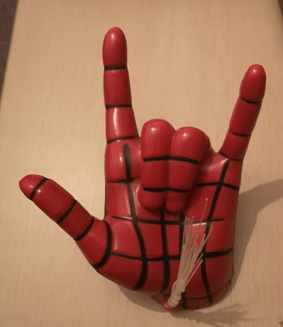 MARVEL SPIDERMAN HAND 3D Wall Light, Plastic - Hand only - no box £19. ...