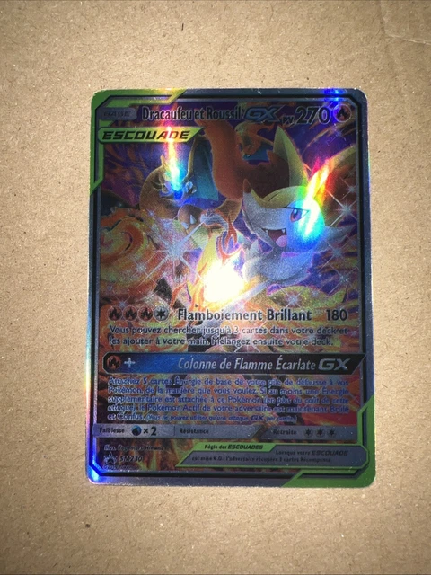 CARTE POKÉMON DRACAUFEU et Roussil GX SM230 FR EUR 150,00 - PicClick FR