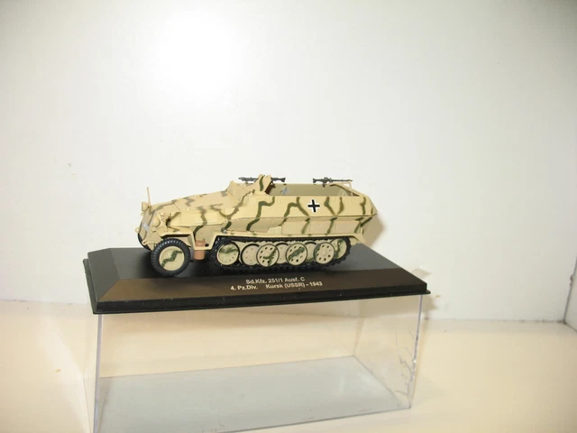 CHAR SDKFZ 251 ausf C , militaire échelle 1:43 collection eaglemoss EUR ...