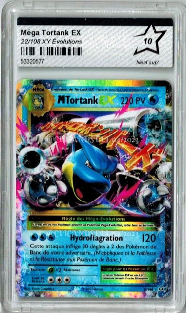 CARTE POKÉMON PCA Méga Tortank EX 22/108 XY Évolutions 10 EUR 381,39 ...