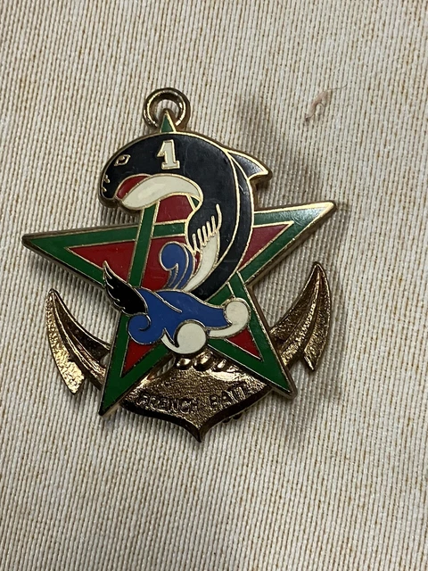 INSIGNE MILITAIRE 21° Régiment d'Infanterie de Marine Delsart EUR 3,00 - PicClick FR