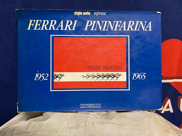 FERRARI PININFARINA BOOK 1952 1965 STYLE auto reprint 90 EDIT NADA ...