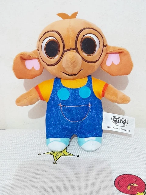 BING SOFT Toy - Nicky Elephant toy - golden bear 2021 Bing Nicky Soft ...