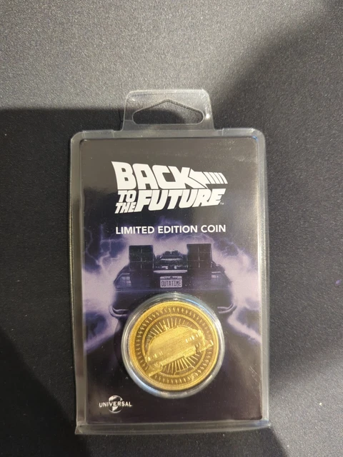 BACK TO THE Future Limited Edition Coin Gold Edition Individually ...