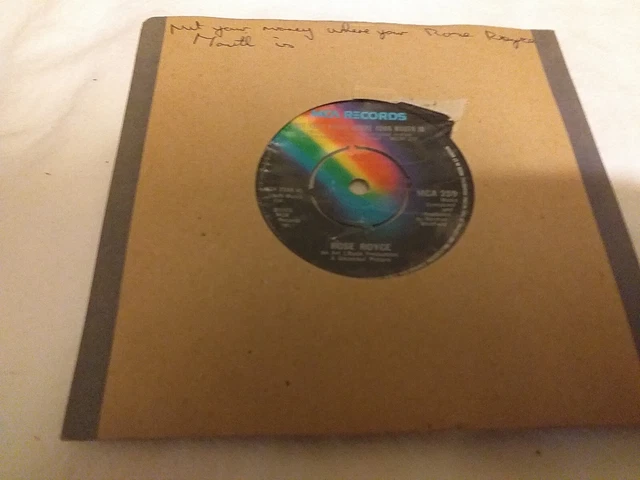 ROSE ROYCE - Put Your Money Where Your Mouth Is 7" Vinyl Single Record ...