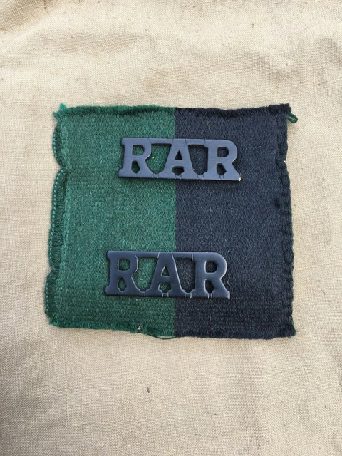 ORIGINAL RHODESIAN AFRICAN Rifles Regiment RAR Rhodesia Shoulder Title ...