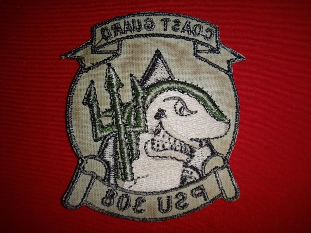 ÉTATS-UNIS COAST GUARD Port Sécurité Unité PSU-308 Attenué Patch EUR 12 ...