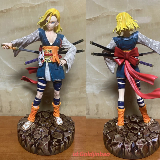 LK STUDIO DRAGON Ball Samurai Android 18 Resin Model In Stock Lazuli ...