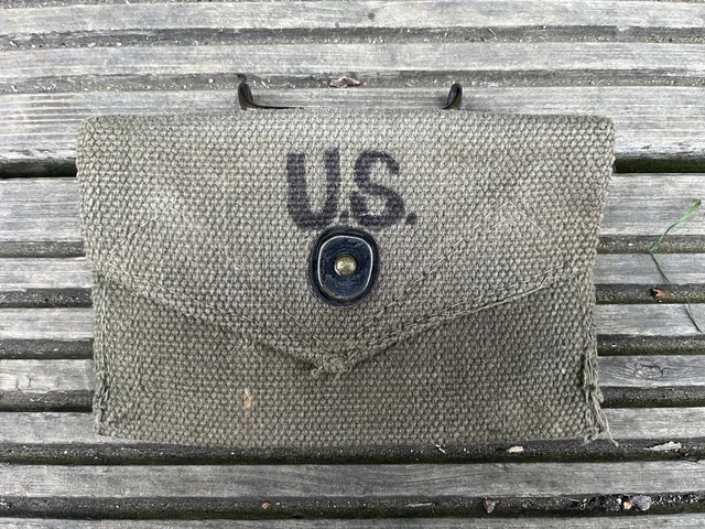 ORIGINAL WW2 WWII M1942 US Army Field Gear First Aid Pouch, D-Day ...
