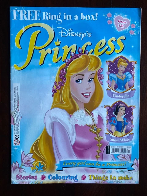 DISNEY PRINCESS MAGAZINE January 2006 rare Aurora Sleeping Beauty £27. ...