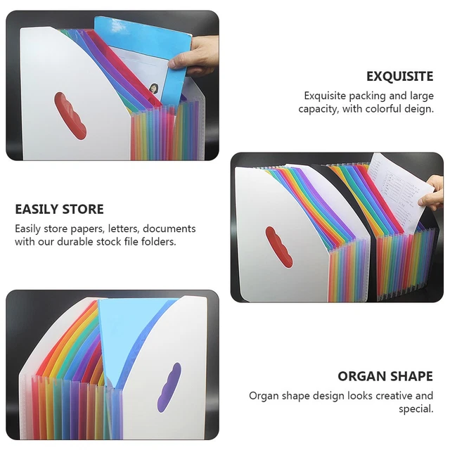 13 -LAYER DOCUMENT Folder Organizer Multilayer Desktop File Folders $38 ...