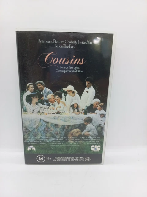 COUSINS 1989 VHS - Ted Danson Isabella Rossellini Romance/Comedy PAL ...