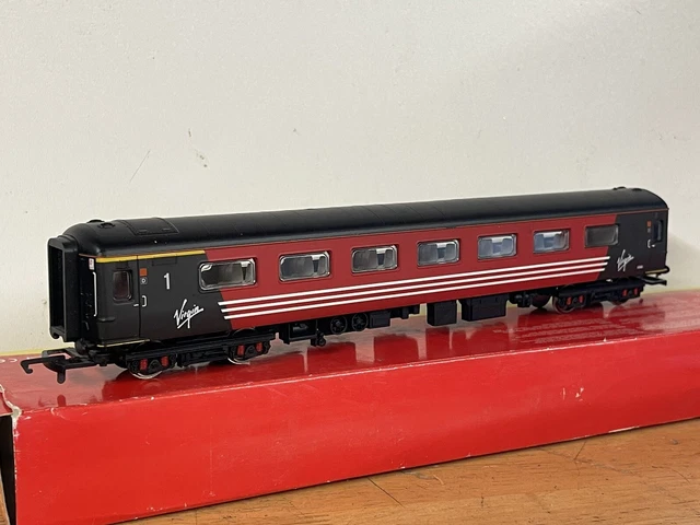 HORNBY R4088D OO Gauge Model Railway Virgin trains Mk2 1st Class Coach ...