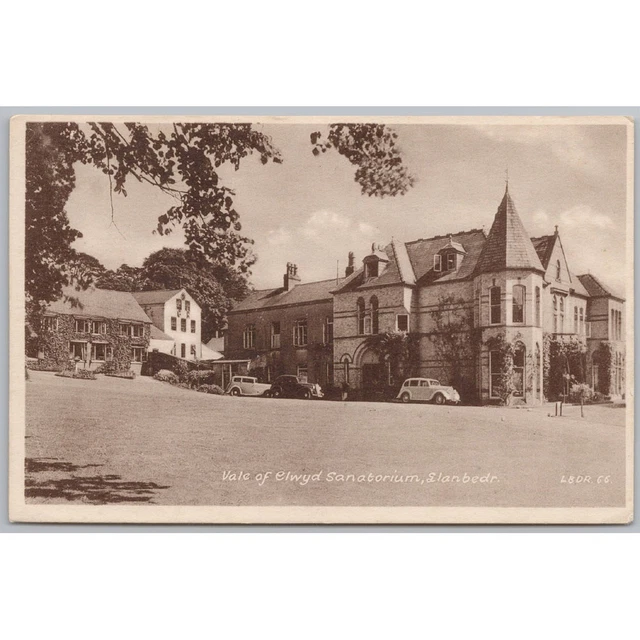 LLANBEDR HALL DENBIGHSHIRE The Vale of Clwyd Sanatorium Postcard £5.99 ...