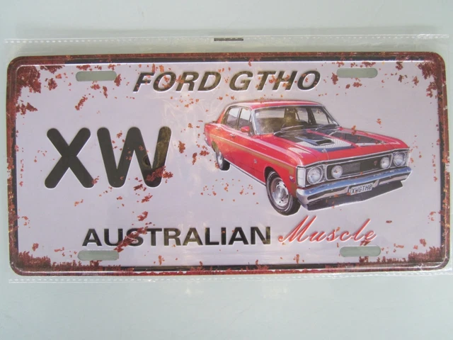 AUSTRALIAN MUSCLE CAR - number plate - Ford-Holden $8.00 - PicClick AU