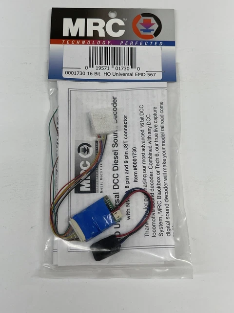 HO SCALE MRC Universal EMD 567 16 Bit Sound Decoder Item: 0001730 ...