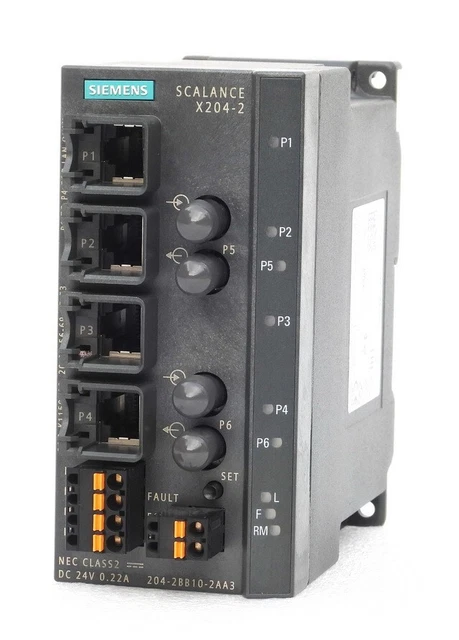 NOS SIEMENS SCALANCE X204-2 Simatic Filet Industriel Ethernet Géré ...