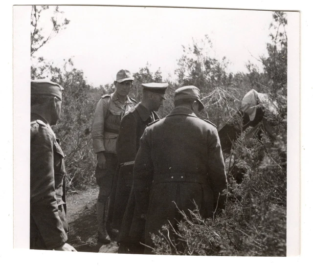 PORTRAIT AFRIKAKORPS PROPAGANDAKOMPANIE General Gause & Offiziere ...