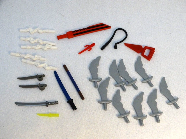 LEGO WEAPONS 9 Sword Scimitar Ninjago Katana Muscle Stick Daggers + £7. ...