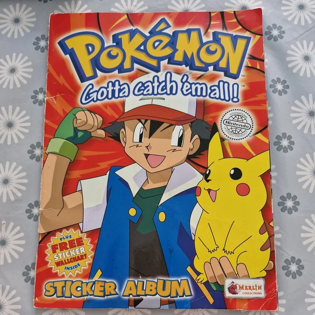 POKÉMON MERLIN STICKER Album And Wallchart Complete £30.00 - PicClick UK
