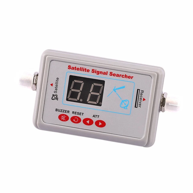 950-2150MHZ DIGITAL SATELLITE Signal Finder Strength Meter LED Display ...