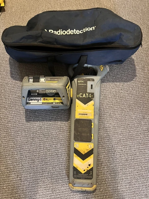 RADIODETECTION E CAT4+GENNY SPX + Radio Detection Bag. CALIBRATED! £550 ...