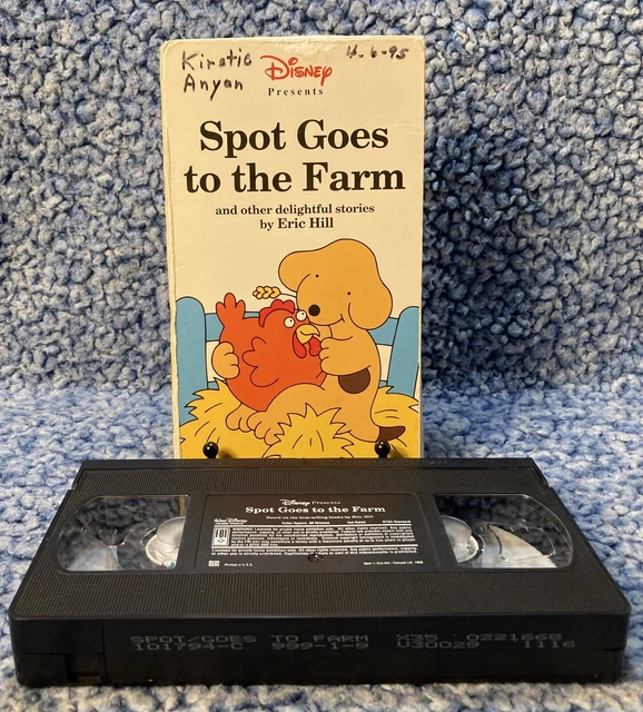 DISNEY SPOT GOES to the Farm VHS 1998 Ages 4 and Under Kids Preschool ...