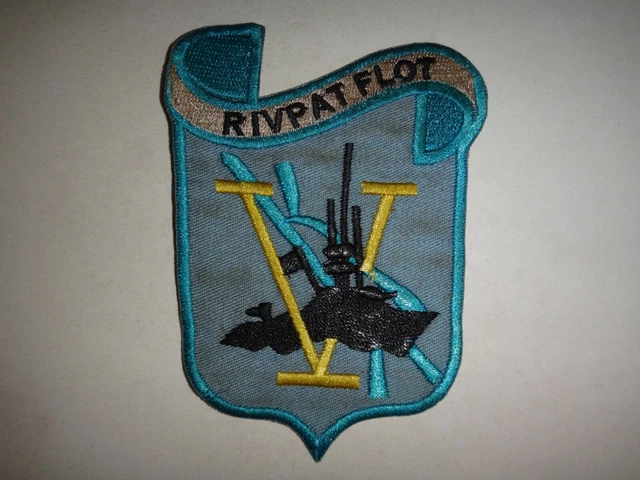VIETNAM WAR PATCH US Navy RIVER PATROL FLOTILLA 5 £10.56 - PicClick UK