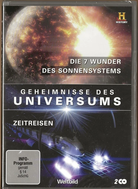 GEHEIMNISSE DES UNIVERSUM-2 DVDs-Die 7 Wunder des Sonnensystem ...