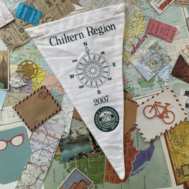 VINTAGE PENNANT CHILTERN Region Camping & Caravanning Club 2007 £9.00 ...