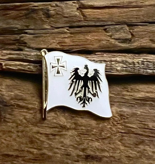 FLAGGEN PIN PREUSSEN ca. 20mm preußischer Adler Anstecknadel Anstecker Fahnenpin EUR 3,50 ...