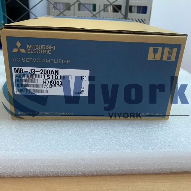 MITSUBISHI MR-J3-200AN AC SERVO AMPLIFIER MELSERVO-J3 SERIES 2KW 200VAC ...
