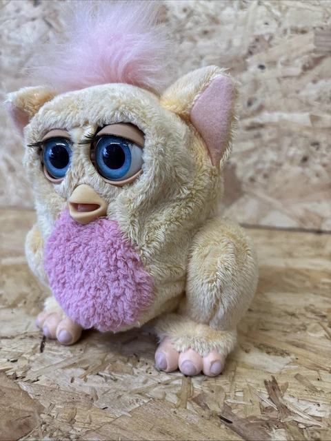 2005 HASBRO FURBY Baby Sand Body Pink Chest Emoto-Tronic Toy Tested ...