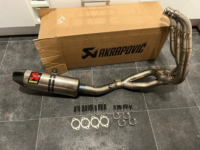 AKRAPOVIC HONDA CBR1000RR full Titanium BSB race System £900.00 ...