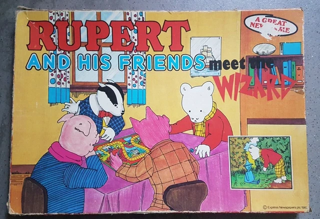 RUPERT AND HIS Friends meet the Wizard, boardgame. (see description). £ ...