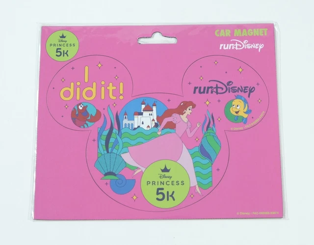 2024 WALT DISNEY World RunDisney Princess Half Marathon Ariel 5K Car ...
