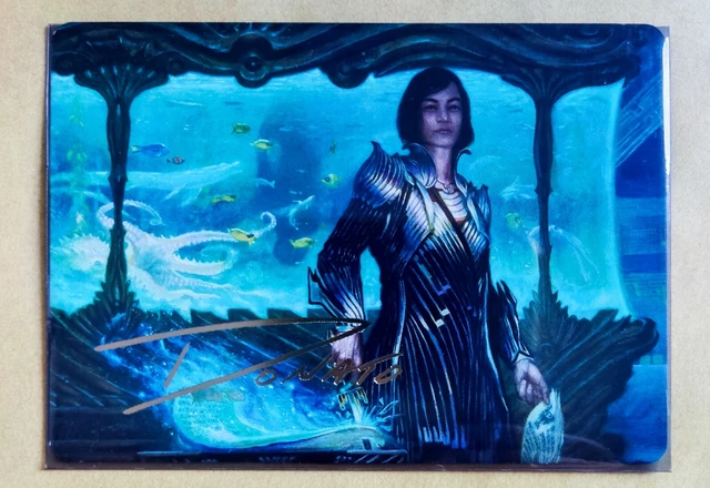 LAGRELLA, THE MAGPIE (Gold Signature) - MTG Streets of New Capenna Art ...