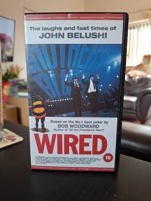 WIRED - RARE VHS video - The Bob Woodward 'John Belushi' film £24.99 ...