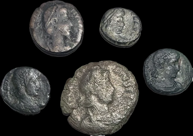 LOT OF 5 Roman Empire Coins 300-500 AD £19.65 - PicClick UK
