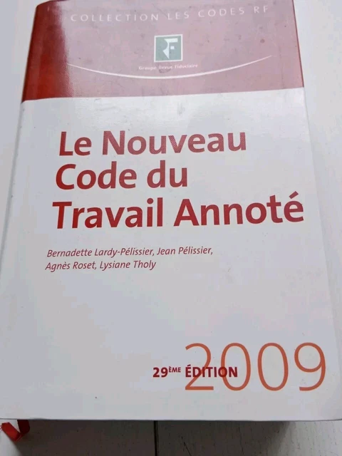 LIVRE LE NOUVEAU code du travail annoté EUR 5,00 - PicClick FR