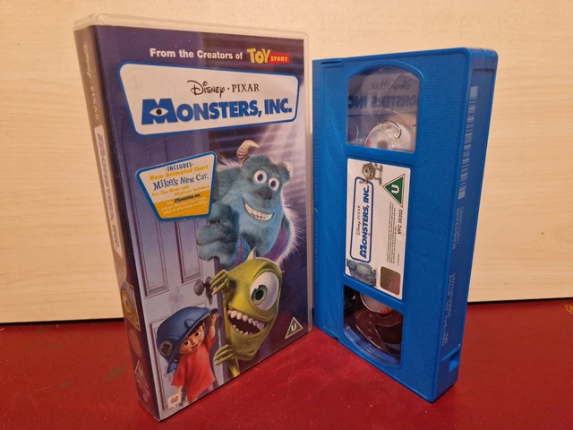 MONSTERS, INC. - Disney - Pixar - PAL VHS Video Tape (A278) $3.73 ...