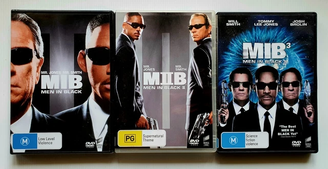MEN IN BLACK MIB 1-3 DVD Bundle, Action Scifi Comedy, Will Smith ...