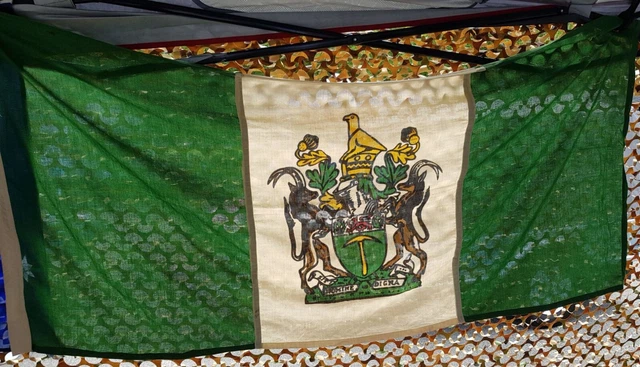 RHODESIA FLAG 1968-1979 Large Africa Rhodesian Flag 6ft x 33" Original ...
