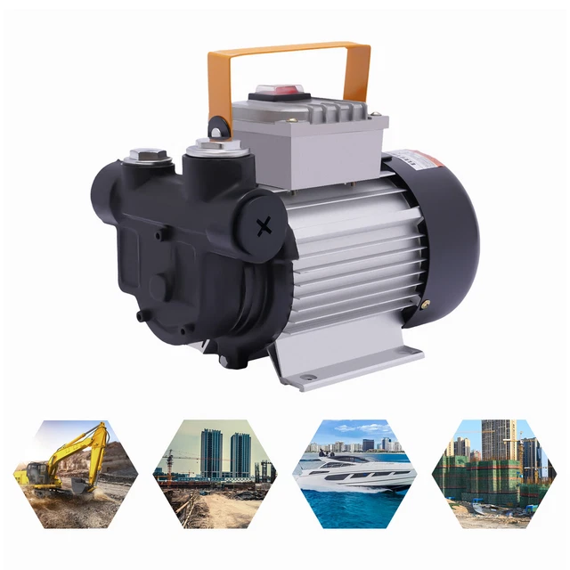 550W ELECTRIC TRANSFER Pump 60L/Min Oil Change Fuel Diesel Pump Self ...