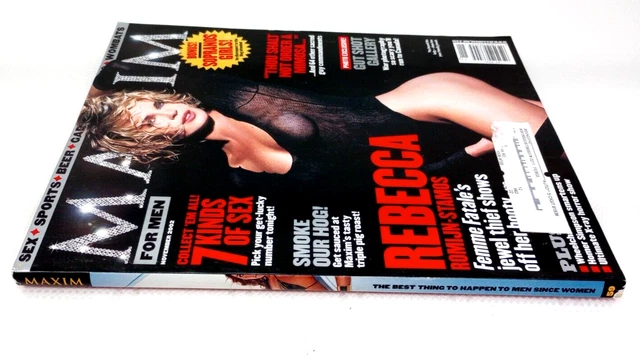 MAXIM MAGAZINE REBECCA Romjin-Stamos 59 Leslie Bega Alicia Witt ...