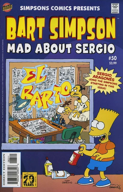 SIMPSONS COMICS PRESENTS Bart Simpson #50 VF; Bongo | Sergio Aragones ...