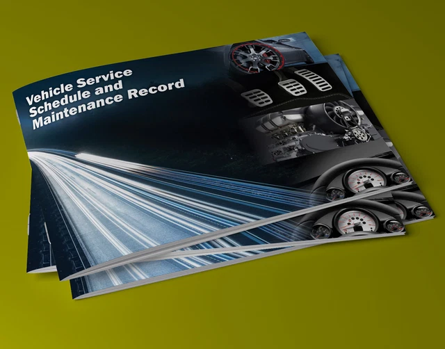 BLANK SERVICE HISTORY Book - Car Van Maintenance Replacement Vehicle ...