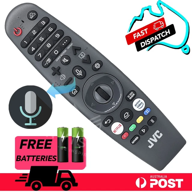 REPLACEMENT TV REMOTE control RM-C3417 for JVC LT-55N7125A 55 ...