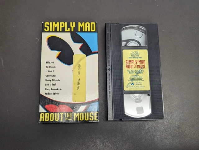 SIMPLY MAD ABOUT the Mouse Disney VHS Screener Copy Billy Joel Michael ...