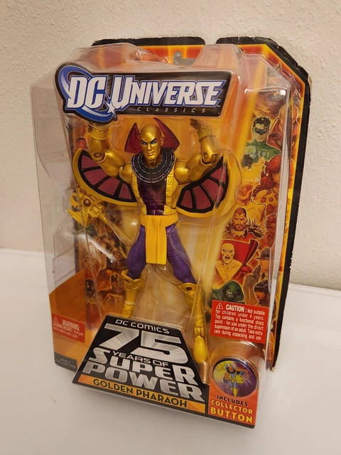 DC UNIVERSE CLASSICS Golden Pharaoh Action Figure 75 Year Mattel 2010 ...